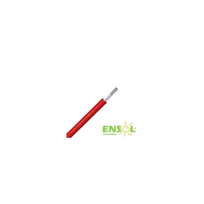 Red 4mm2 UV resistent Solar Cable | Ensol
